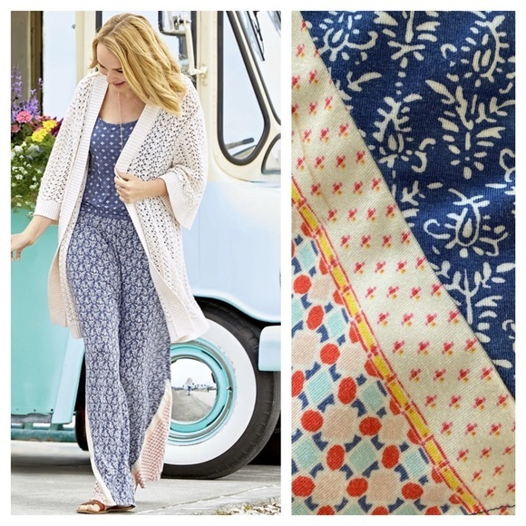 Matilda Jane | Pants & Jumpsuits | Matilda Jane Blue Colorful Floral ...